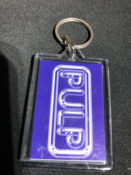 Pulp- RARE STUFF - Logo - Acrylic Keychain – burning airlines