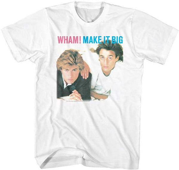Wham-Make It Big-White t-shirt – burning airlines