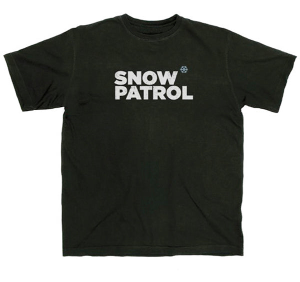 Snow Patrol - Logo - Black t-shirt – burning airlines