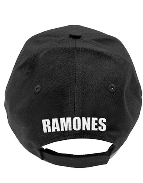 Ramones - Seal Logo - Black OSFA Snapback Baseball Cap – burning airlines
