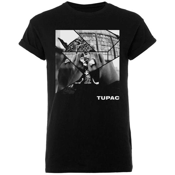 Tupac Shakur - 2pac-Broken Up - Black t-shirt – burning airlines
