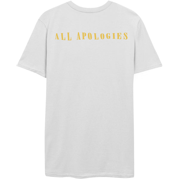Nirvana - Kurt Cobain-All Apologies - White t-shirt – burning airlines